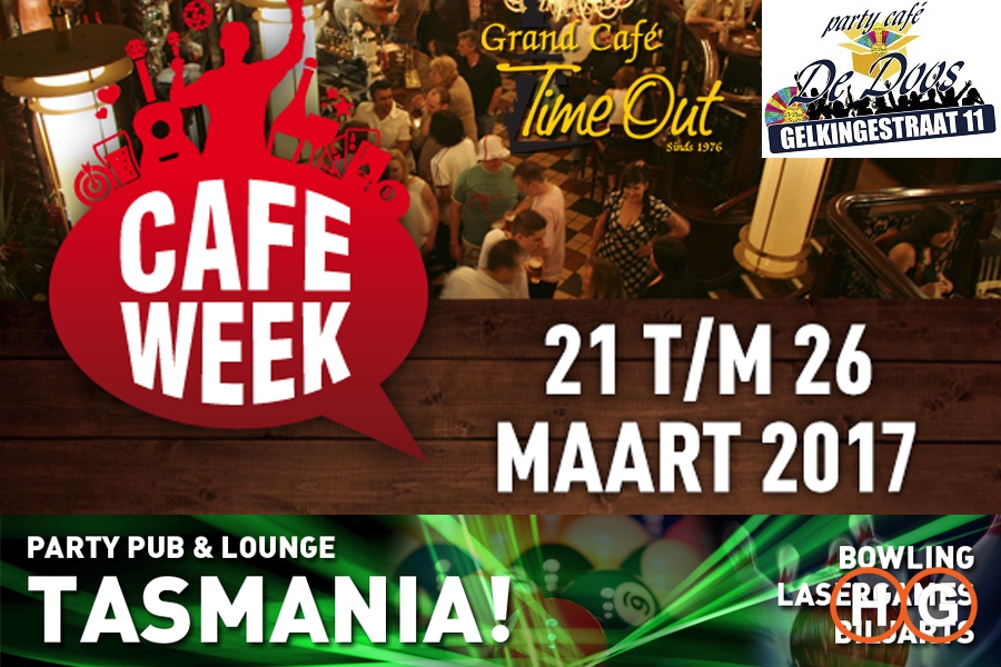 Tasmania!, Grand Café Time Out und Café de Doos Groninger nehmen an der ...